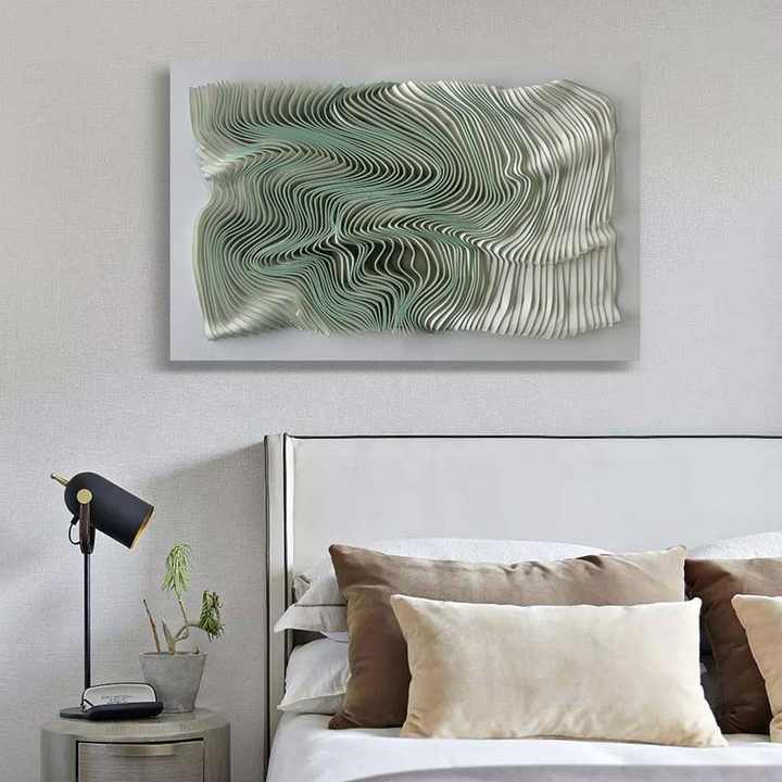 JZ Handmade Felt Tác phẩm nghệ thuật lớn Tranh 3D và Nghệ thuật treo ...