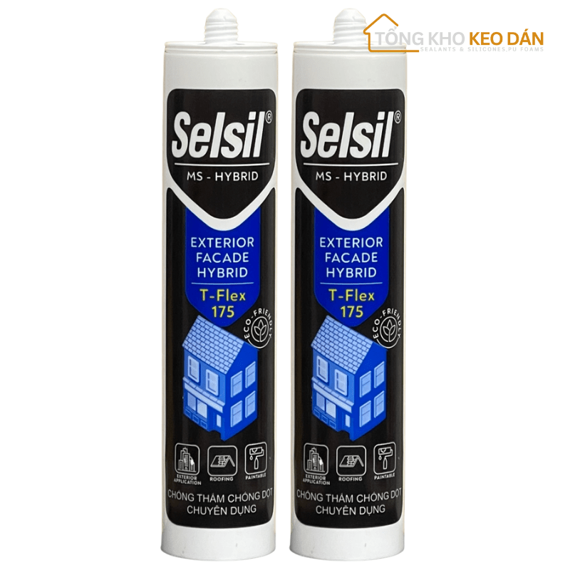 Keo chống thấm dột MS-Hybrid T175 Selsil TFlex hiệu quả – Daisan Store